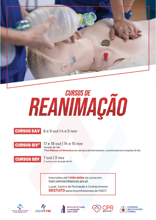 Cursos De Reanimação Hospital De Santo Espírito Da Ilha Terceira Eper